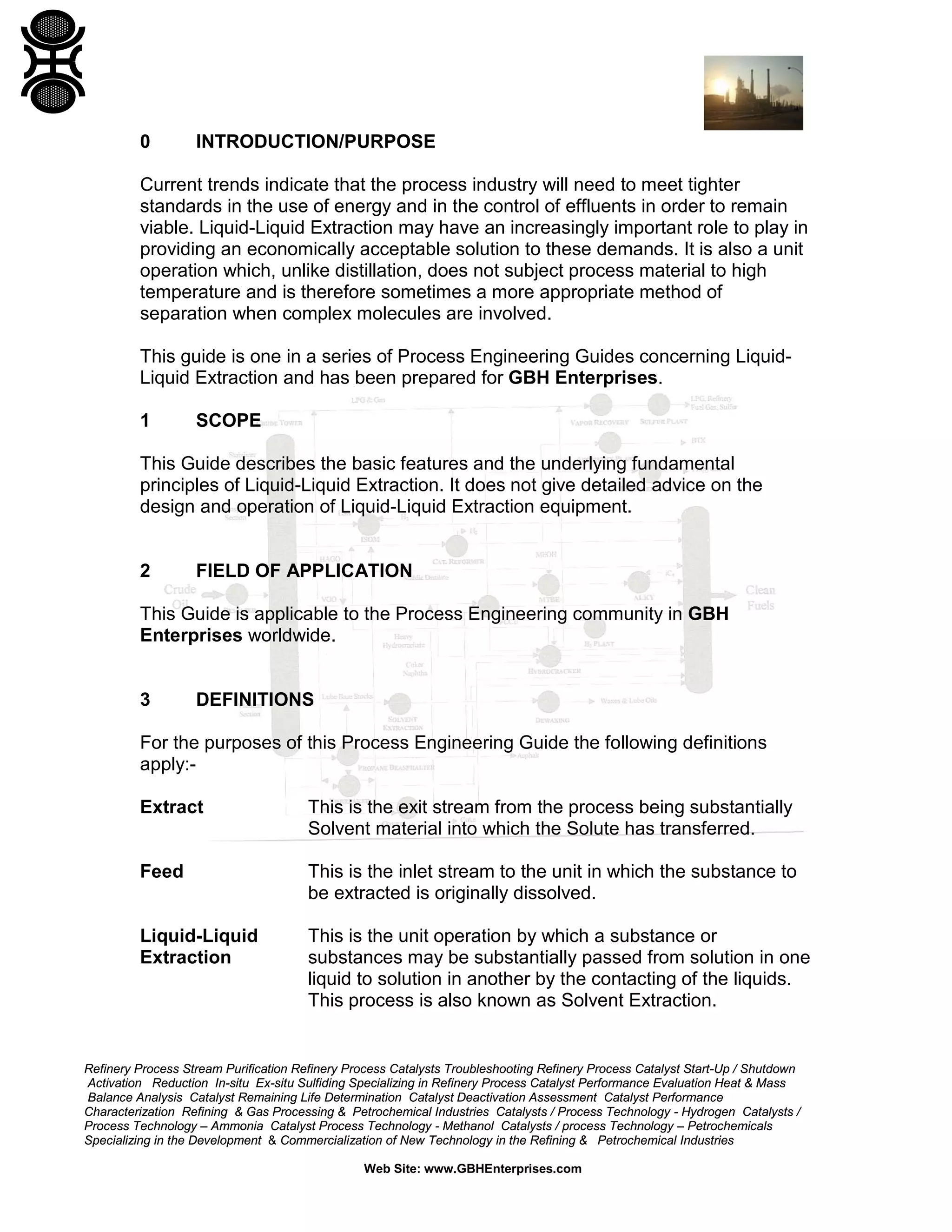 Liquid Liquid Extraction - Basic Principles | PDF