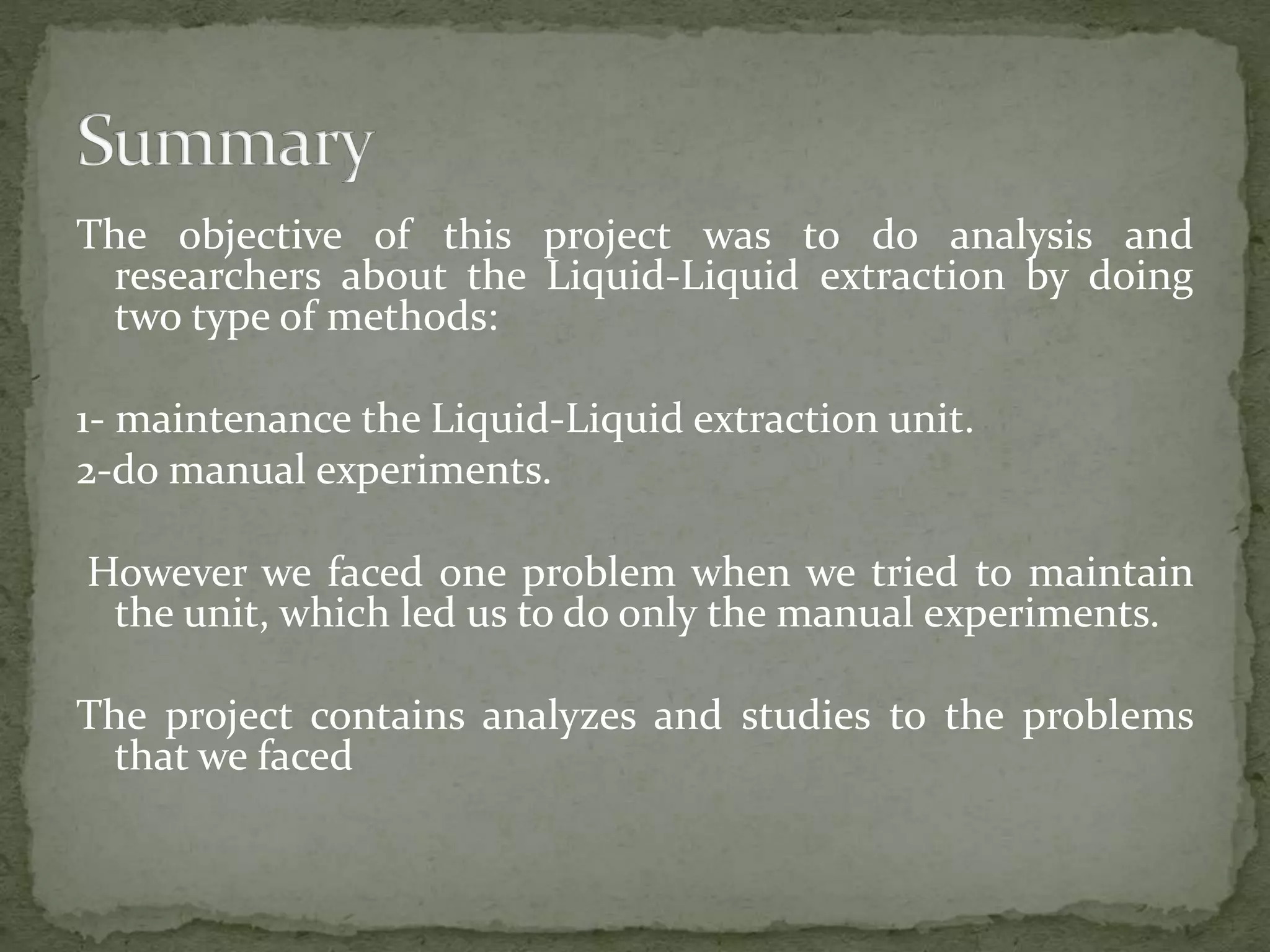 Liquid liquid extraction | PPTX