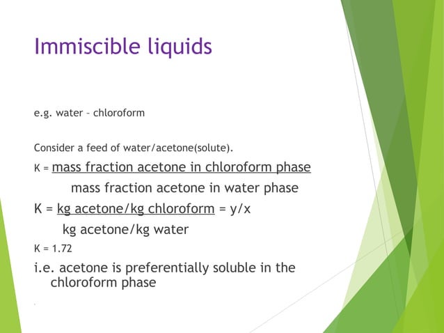 Liquid liquid extraction and flocculation | PPT | Chemistry | Science