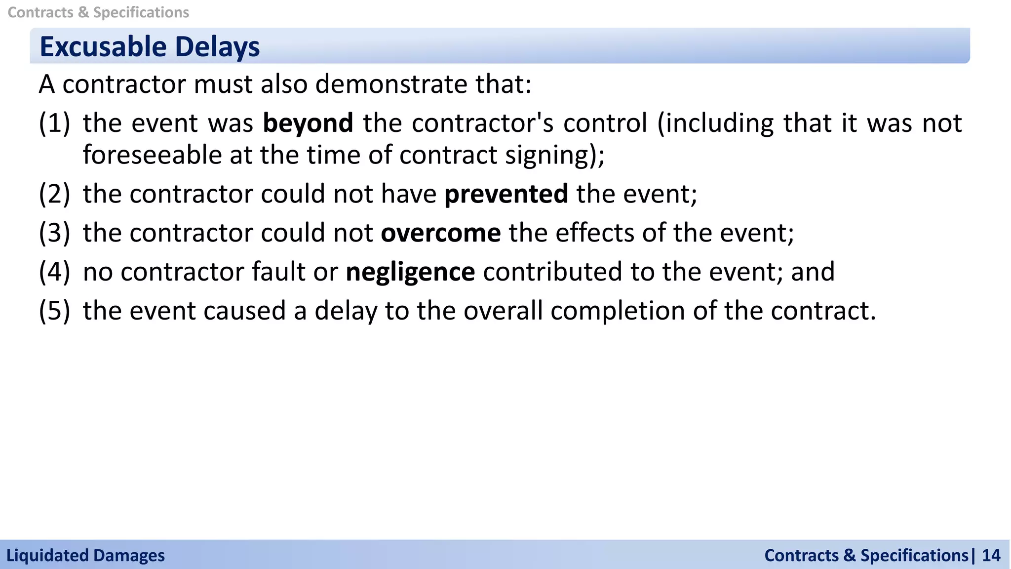 Liquidated damages contracts | PPTX