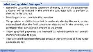 Liquidated damages contracts | PPTX