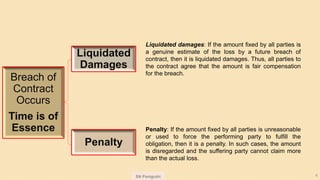 #Liquidated Damages vs Penalty# By SN Panigrahi, | PPTX