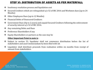 Liquidation process under the Insolvency and Bankruptcy Code, 2016 | PDF