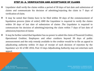 Liquidation process under the Insolvency and Bankruptcy Code, 2016 | PDF
