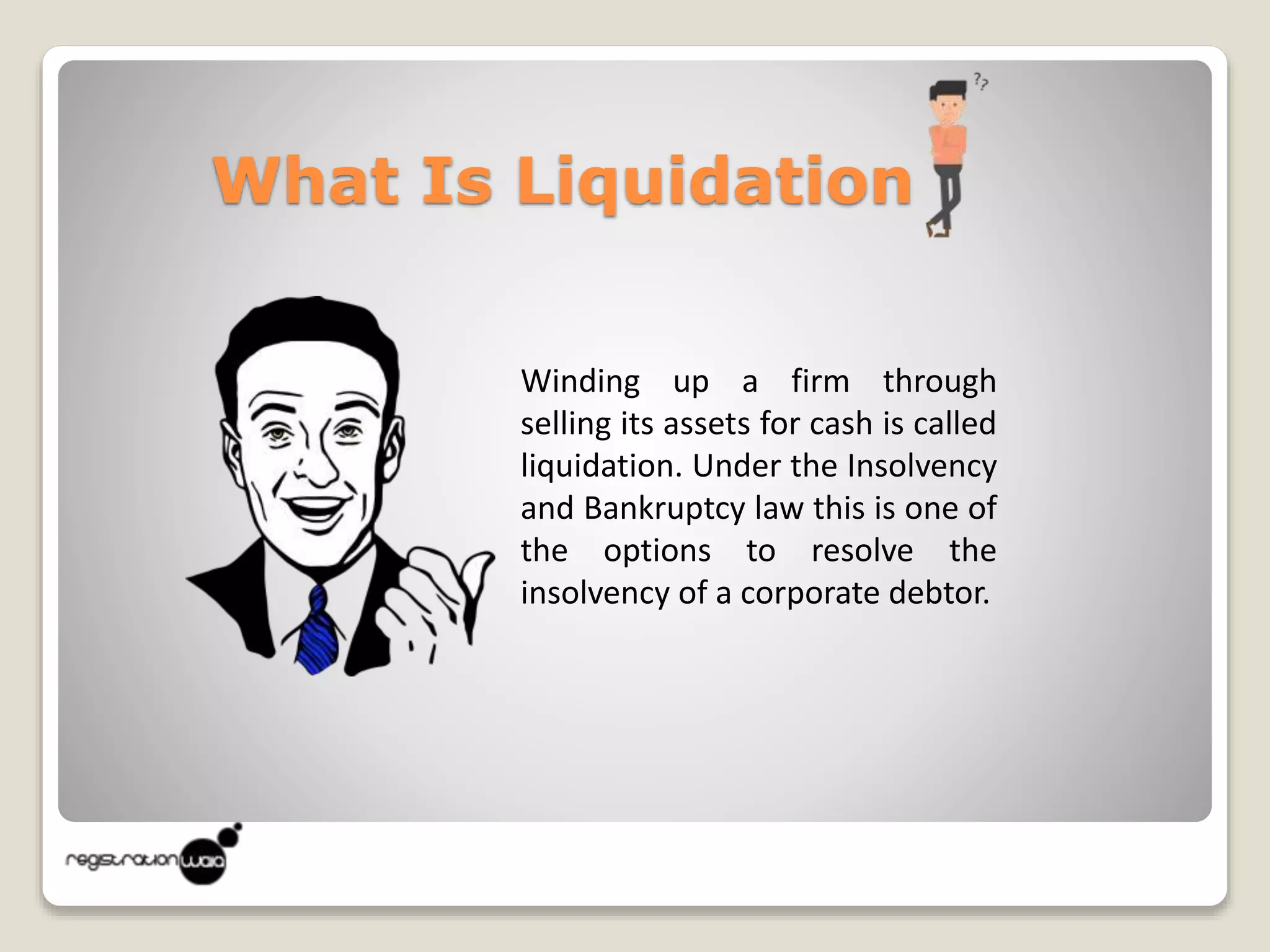 Liquidation Process under the IBC PPT | PPTX