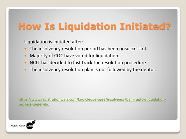 Liquidation Process under the IBC PPT | PPTX | Bankruptcy | Business ...