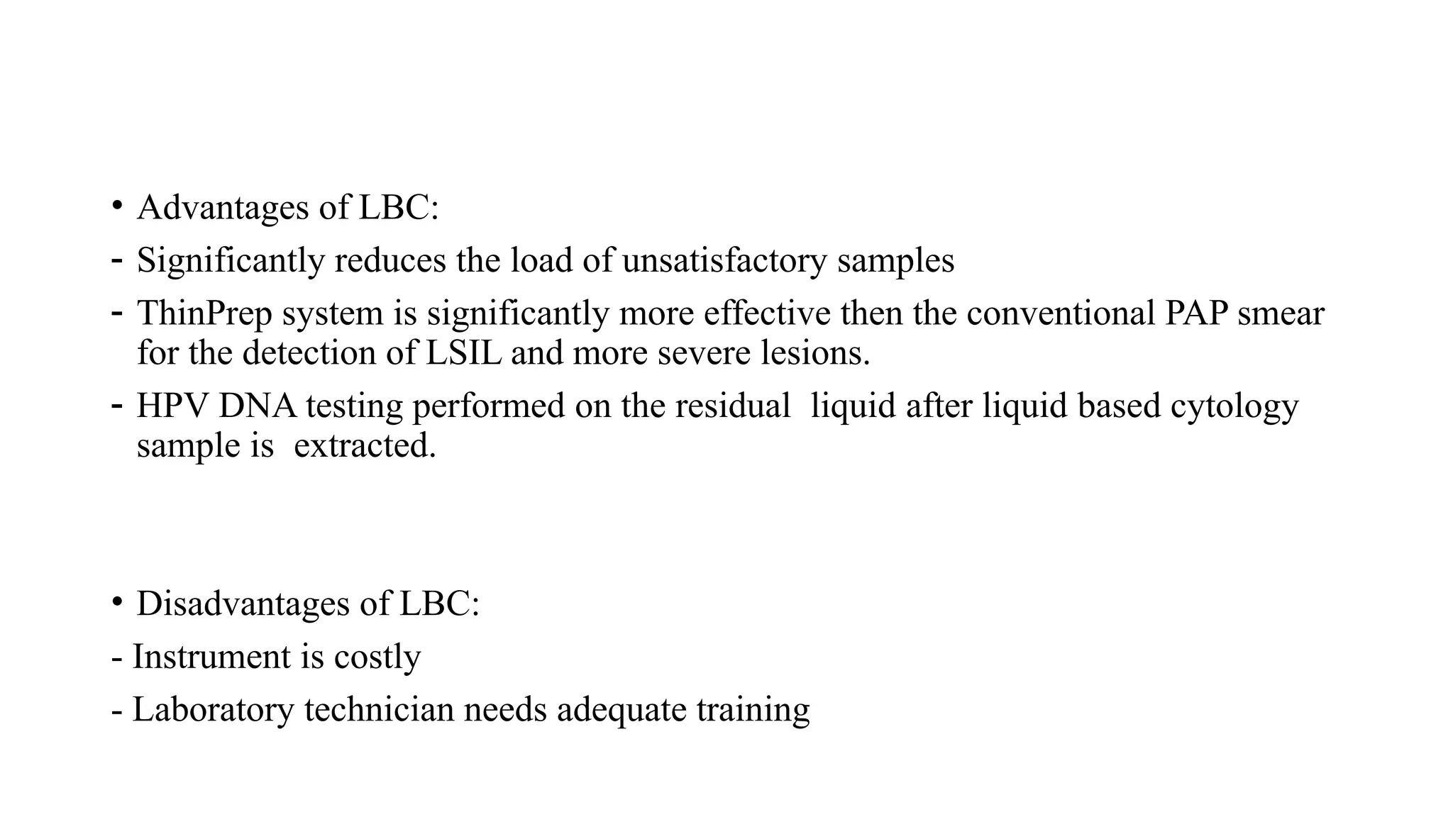 Liquid Based Cytology by Dr Prashant pachuari | PPTX