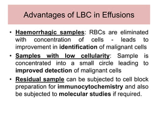 Why change to liquid based cytology | PPTX