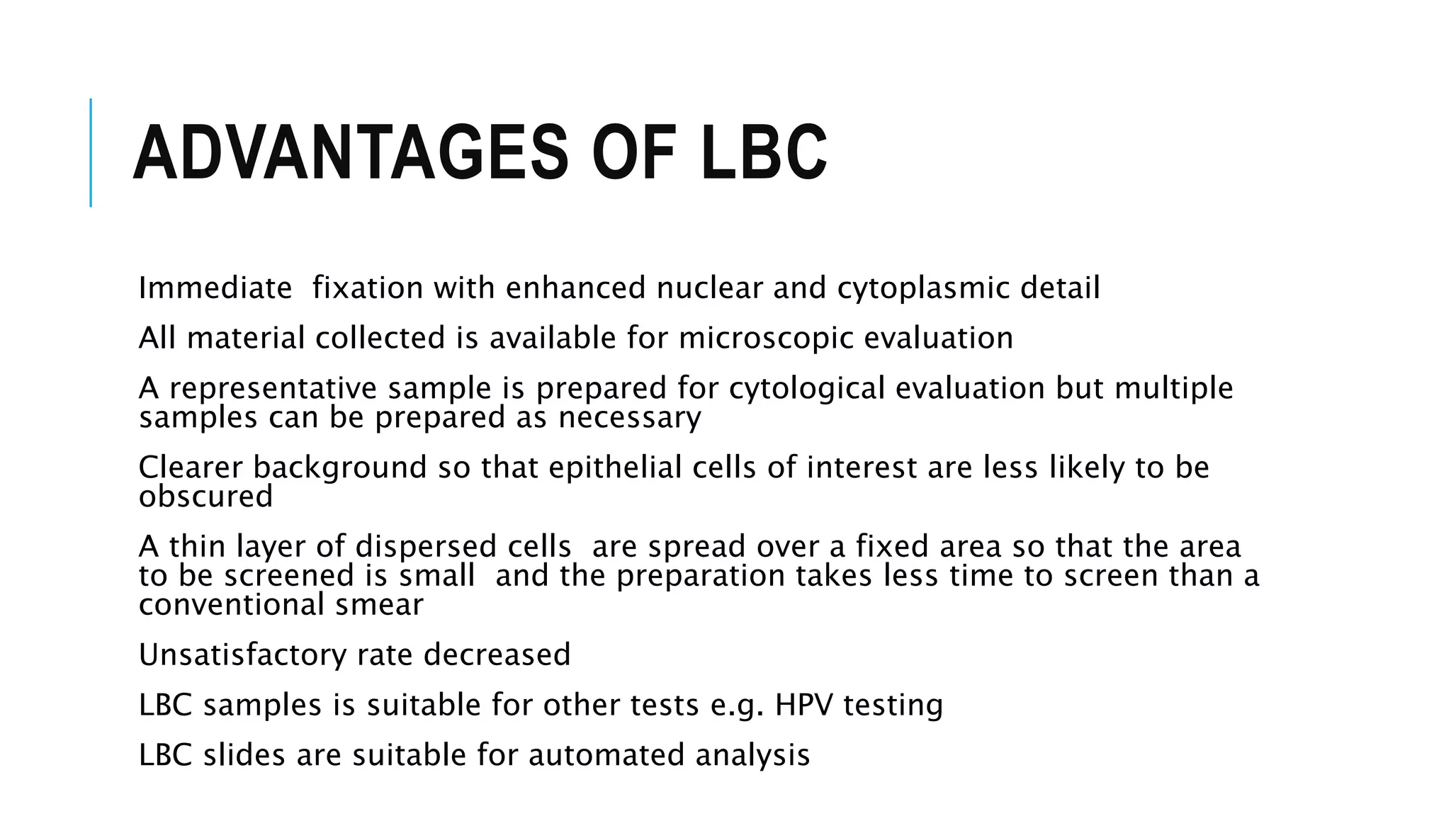 Liquid based cytology | Abdul Quddus | PPTX