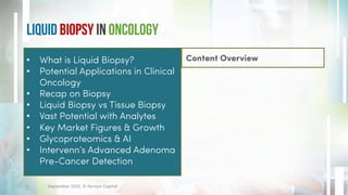 Liquid Biopsy in Oncology: Non-Invasive Diagnosis for Cancer Patients | PDF