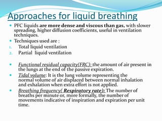 Liquid breathing | PPTX
