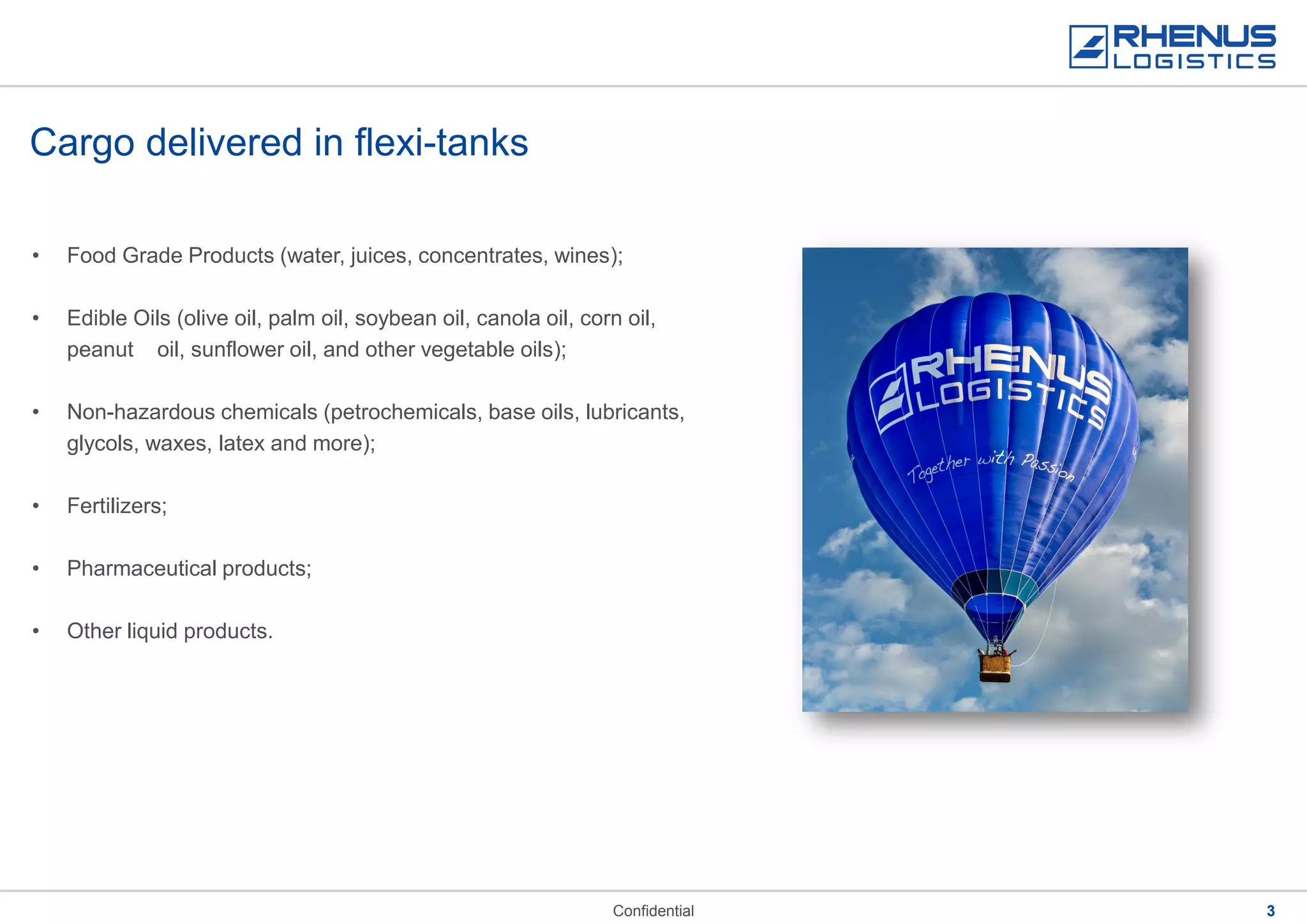 Liquid cargo in flexitanks with Rhenus Logistics | PPT