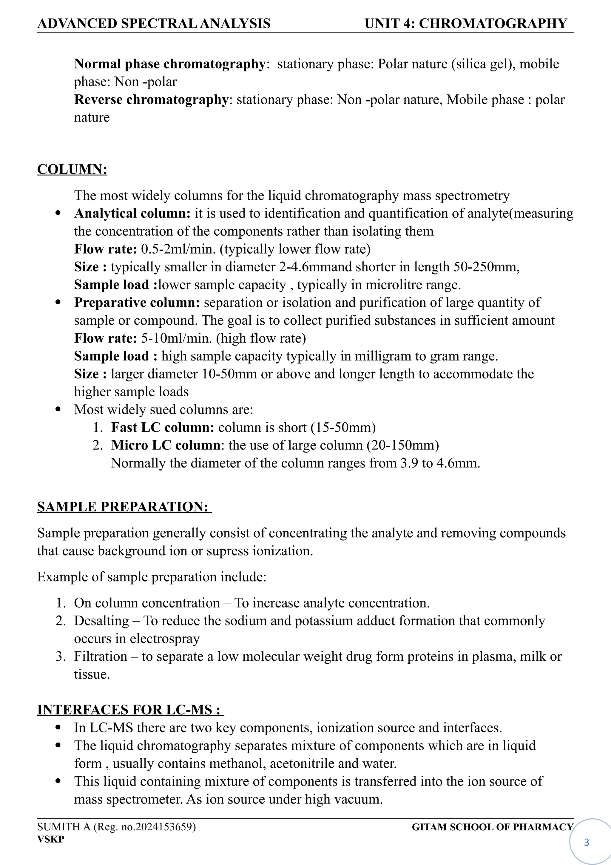 LIQUID CHROMATOGRAPHY -MASS SPECTROMETERY (LC-MS) | DOCX