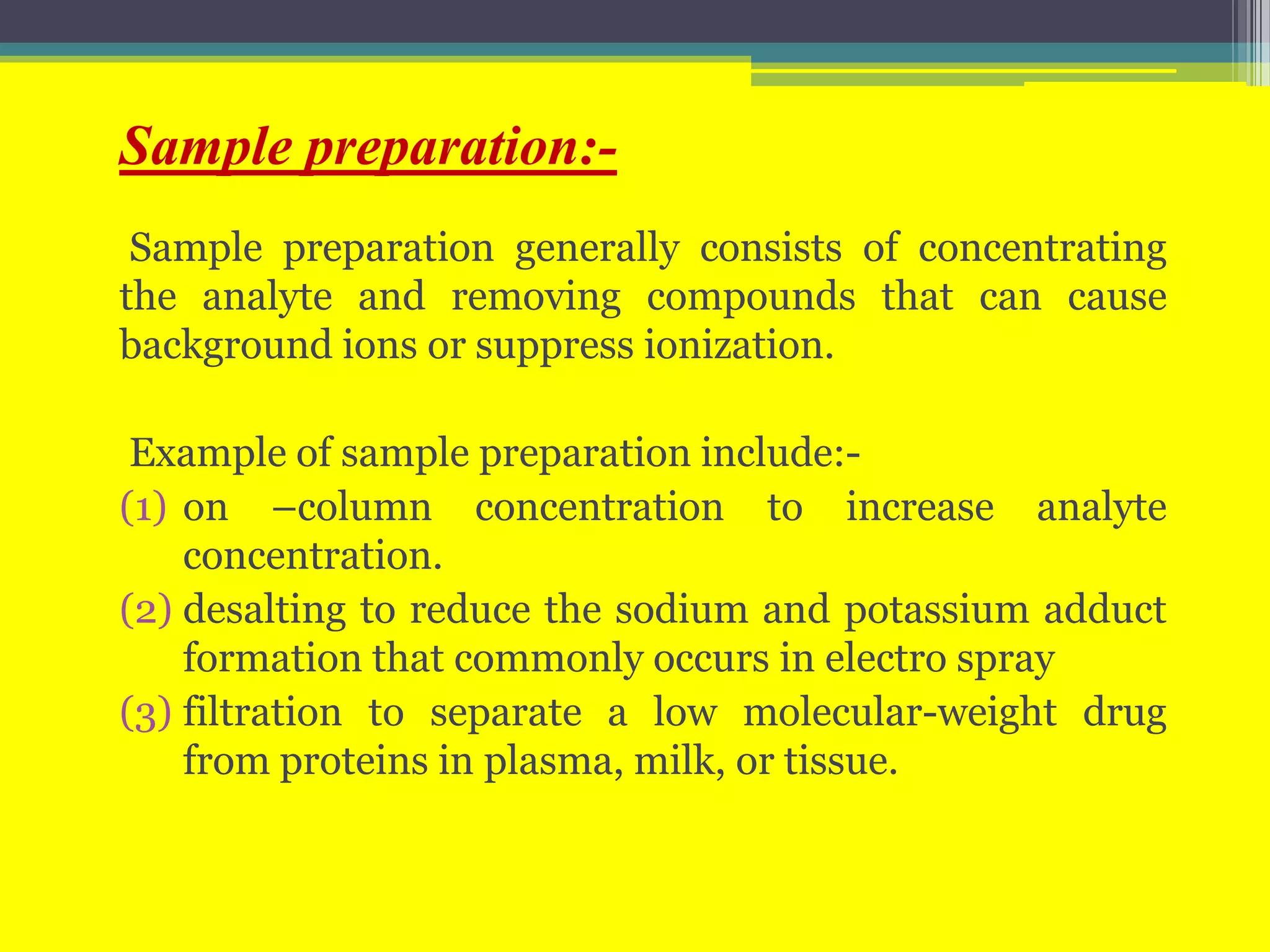 Liquid chromatography–mass spectrometry (LC-MS) BY P. RAVISANKAR | PPTX
