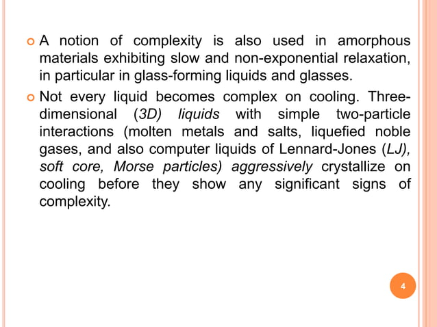 Liquid complexes | PPTX | Chemistry | Science