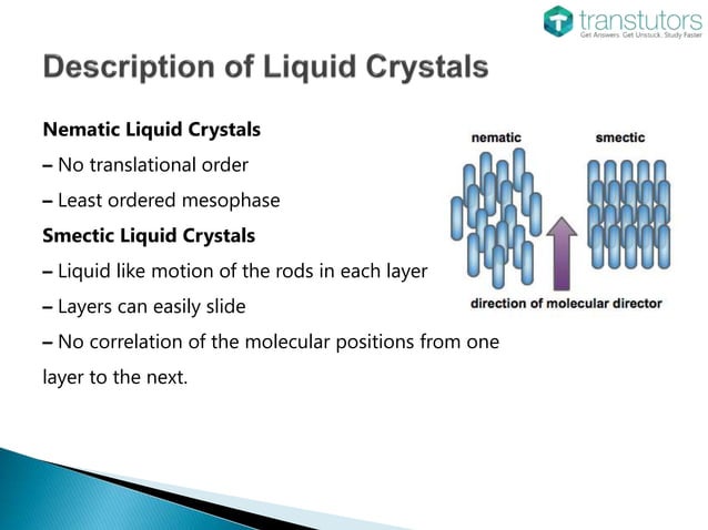 Liquid Crystal | Mechanical Engineering | PPT