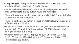 Liquid crystal display | PPT