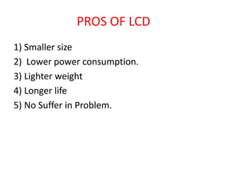 Liquid crystal display | PPTX