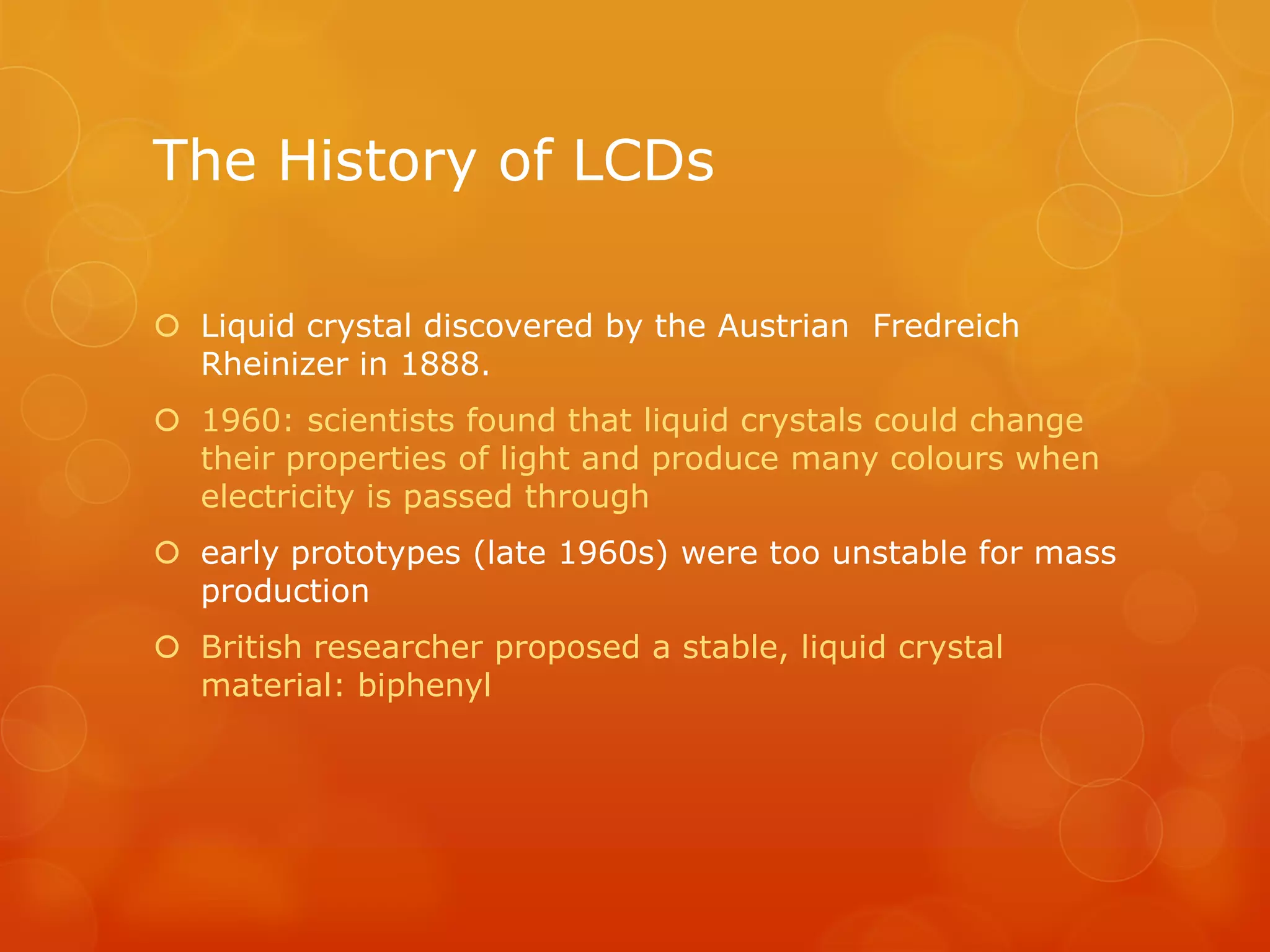 Liquid crystal displays | PPTX