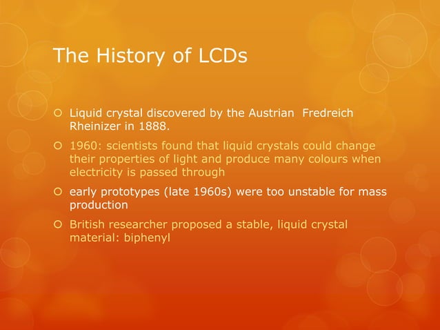 Liquid crystal displays | PPT