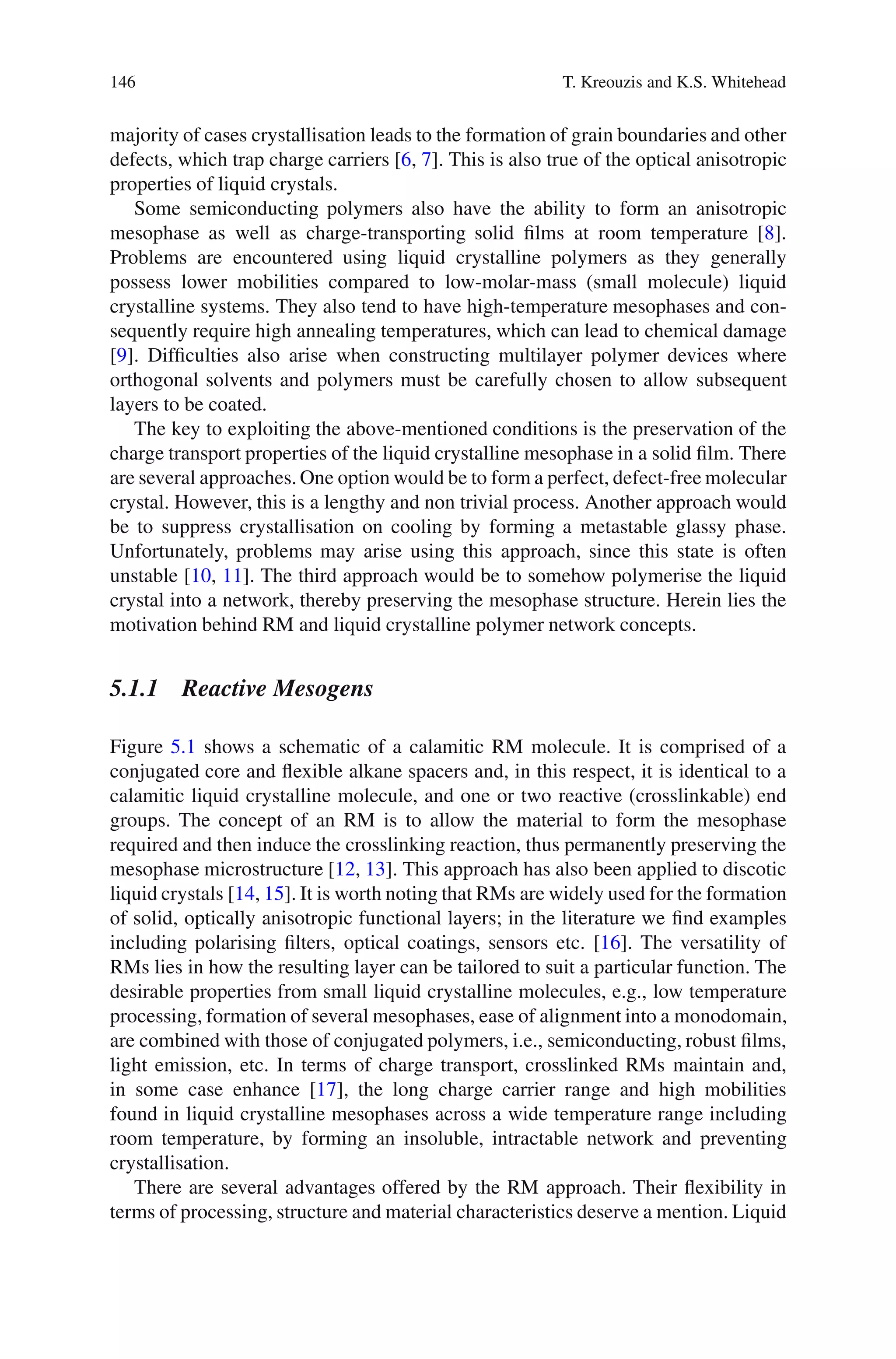 Liquid crystalline semiconductors | PDF