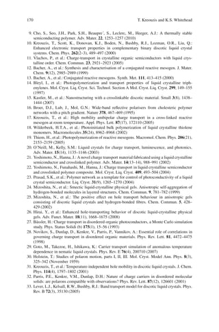 Liquid crystalline semiconductors | PDF