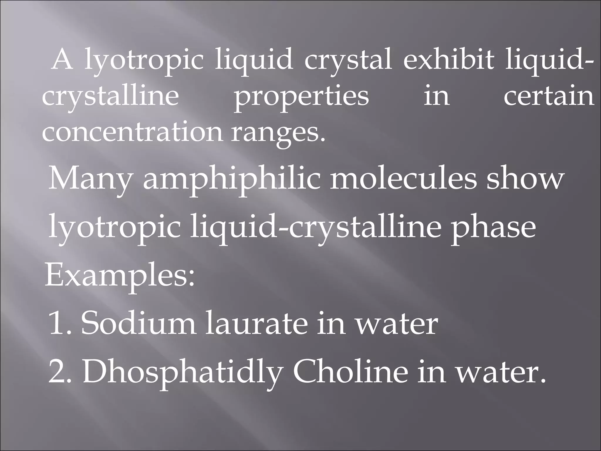 Liquid crystals | PPT