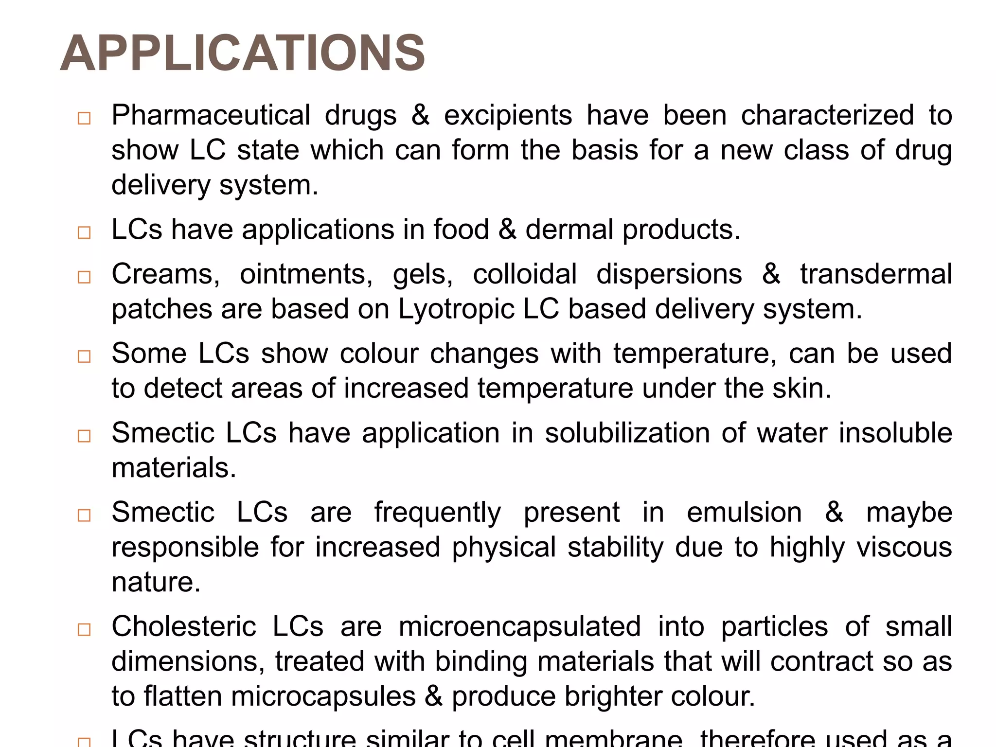 Liquid crystals | PPTX