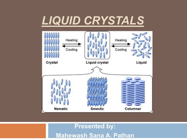 Liquid crystals | PPTX | Chemistry | Science