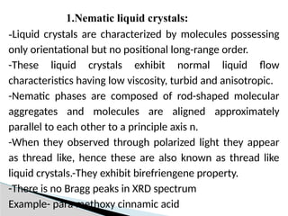 LIQUID CRYSTALS.pptx important very important | PPTX