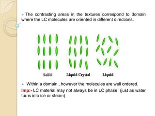 Liquid crystals(lc’s) | PPTX