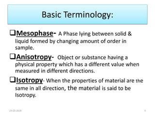 Liquid crystals shreyas | PPTX