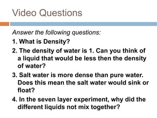 Liquid density | PPTX