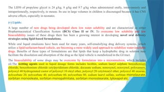 Liquid dosage form and Excipient used in liquid dosage form. | PPTX