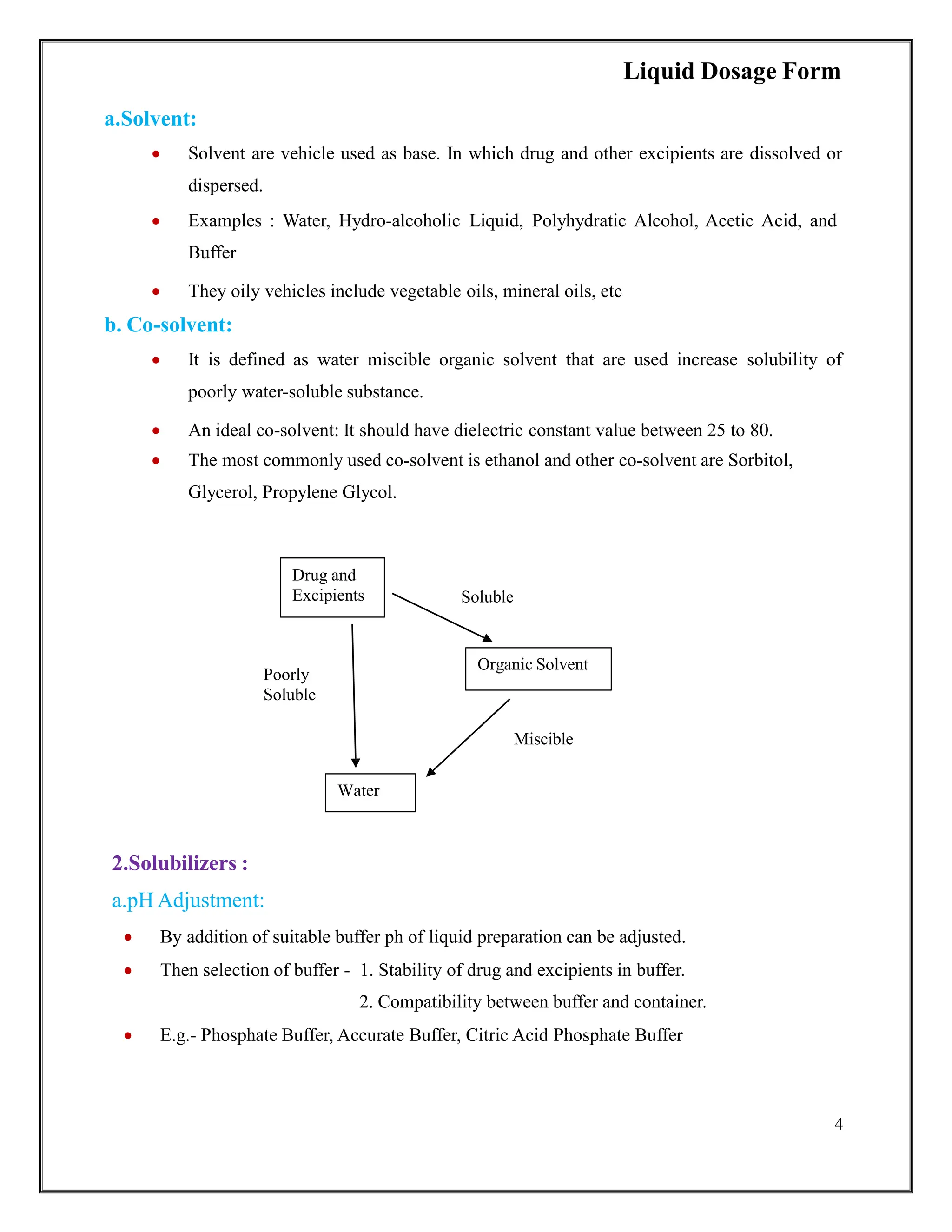 Liquid dosage form Power Presentation ( Sem-I) | PPTX