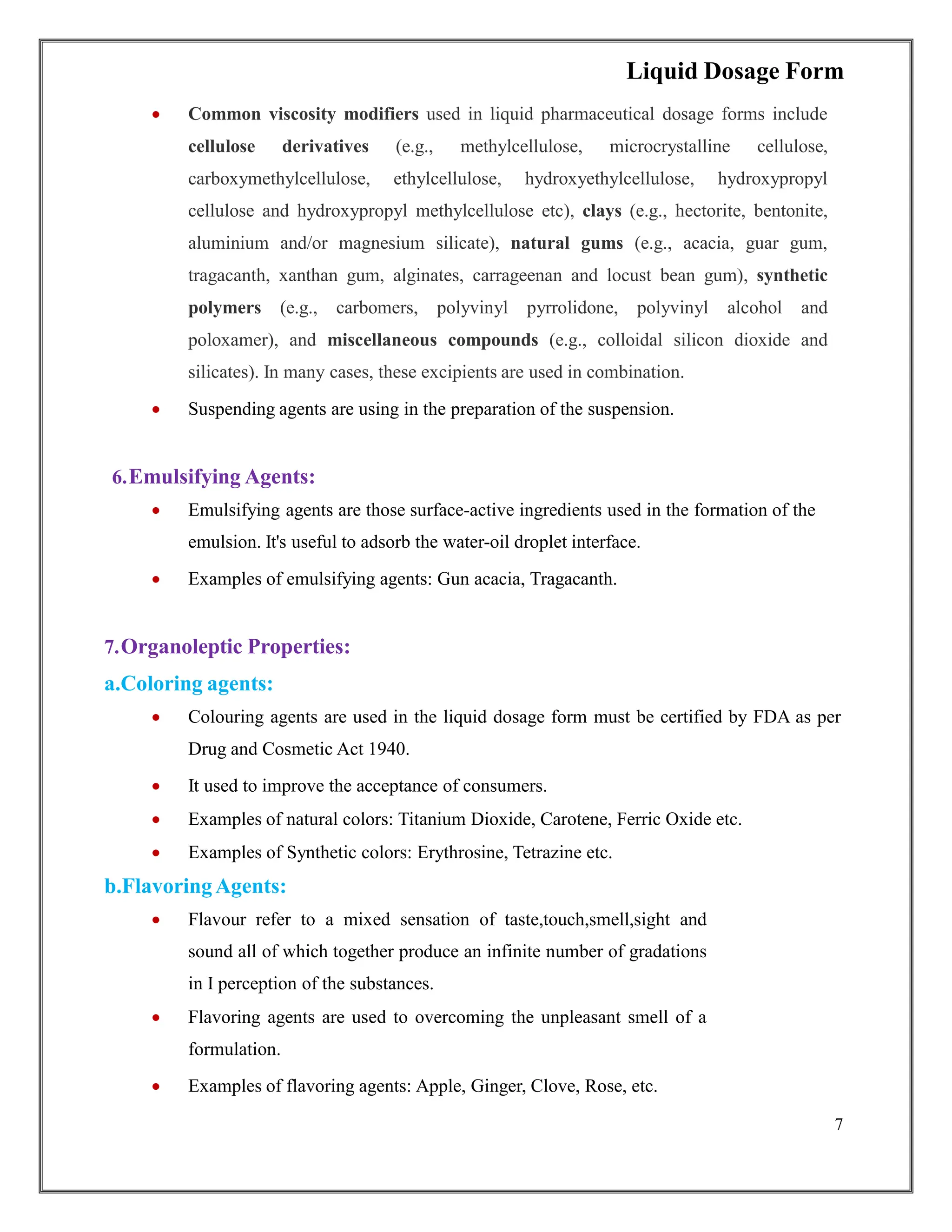 Liquid dosage form Power Presentation ( Sem-I) | PPTX