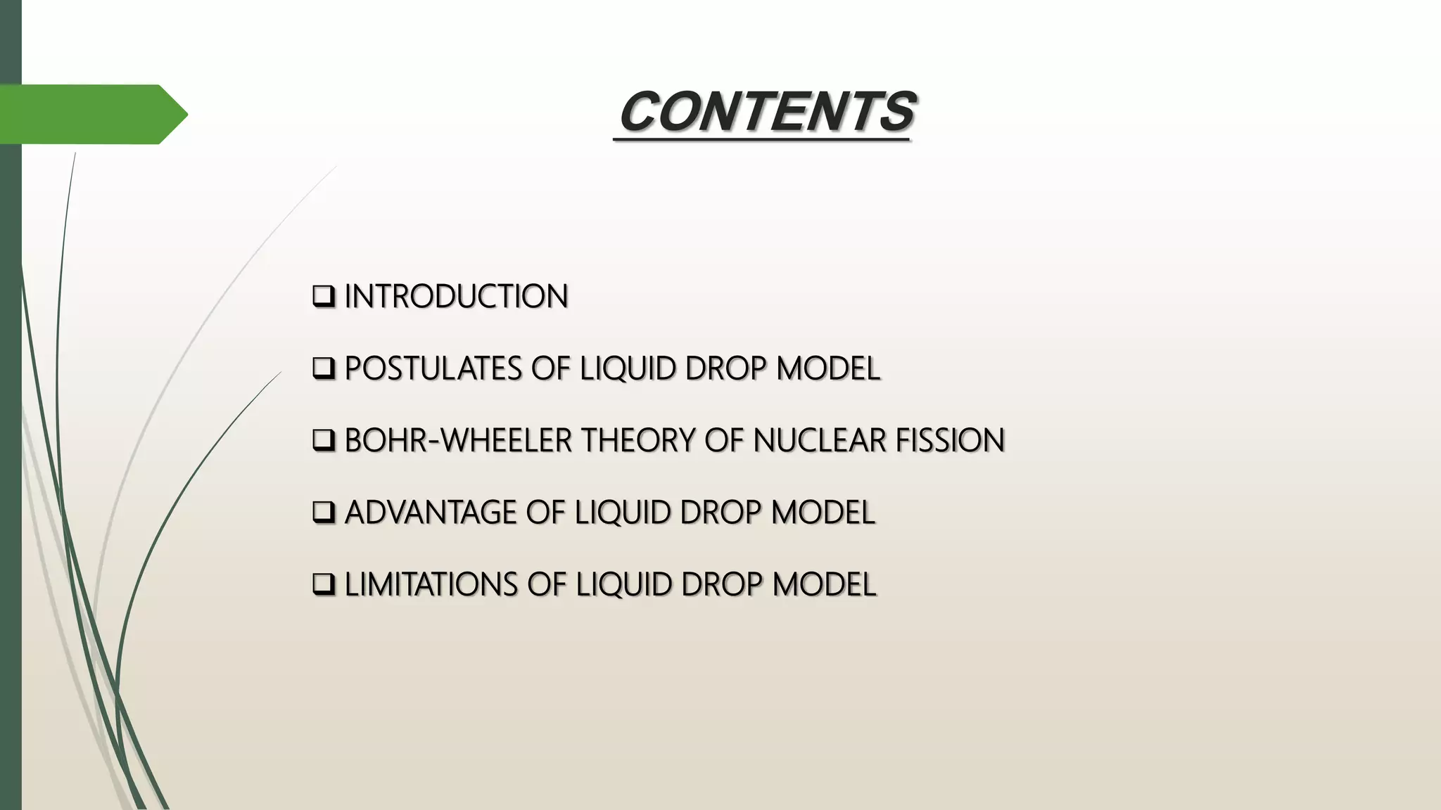 Liquid drop model | PPTX