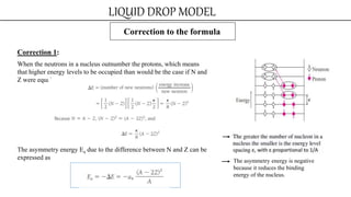 Liquid drop model.pptx | Chemistry | Science