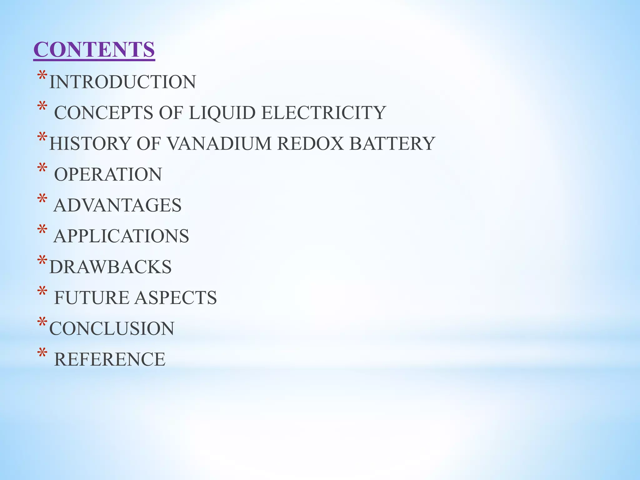 Liquid electricity | PPTX