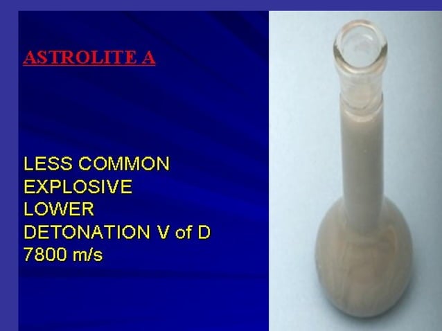 LIQUID EXPLOSIVE | PPT | Chemistry | Science