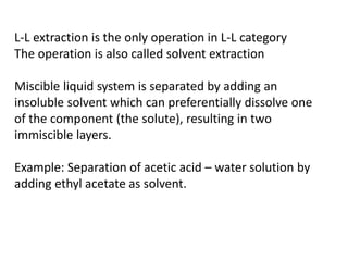 Chemical Liquid extraction notes for chemistry | PPTX