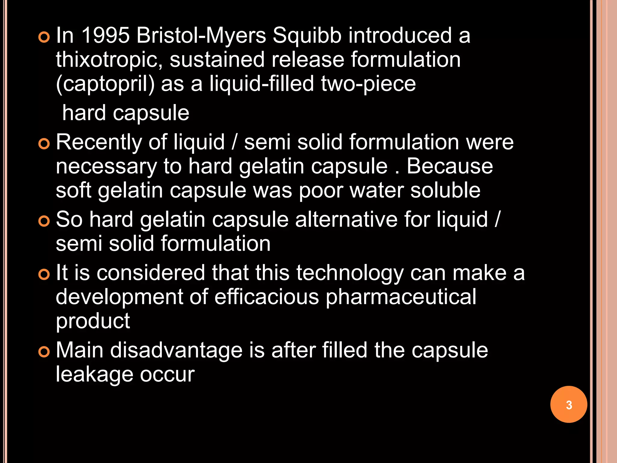 Liquid filled in hard gelatin capsule | PPTX