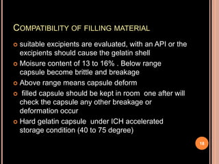 Liquid filled in hard gelatin capsule | PPTX | Pharmaceutical Industry ...