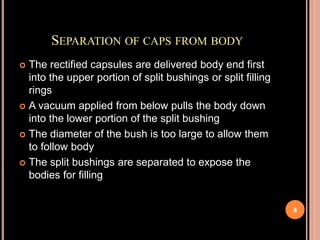 Liquid filled in hard gelatin capsule | PPTX | Pharmaceutical Industry ...