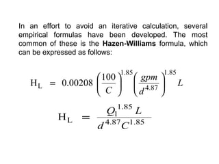 Liquid flow in pipelines | PPT