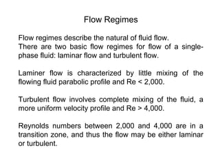 Liquid flow in pipelines | PPT