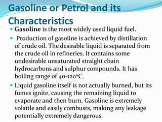 Liquid fuels presentation | PPTX