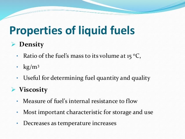 Liquid fuels presentation