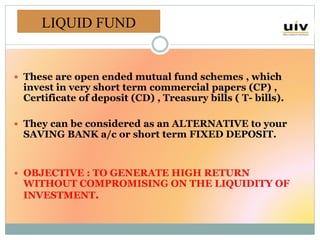 Liquid fund | PPTX