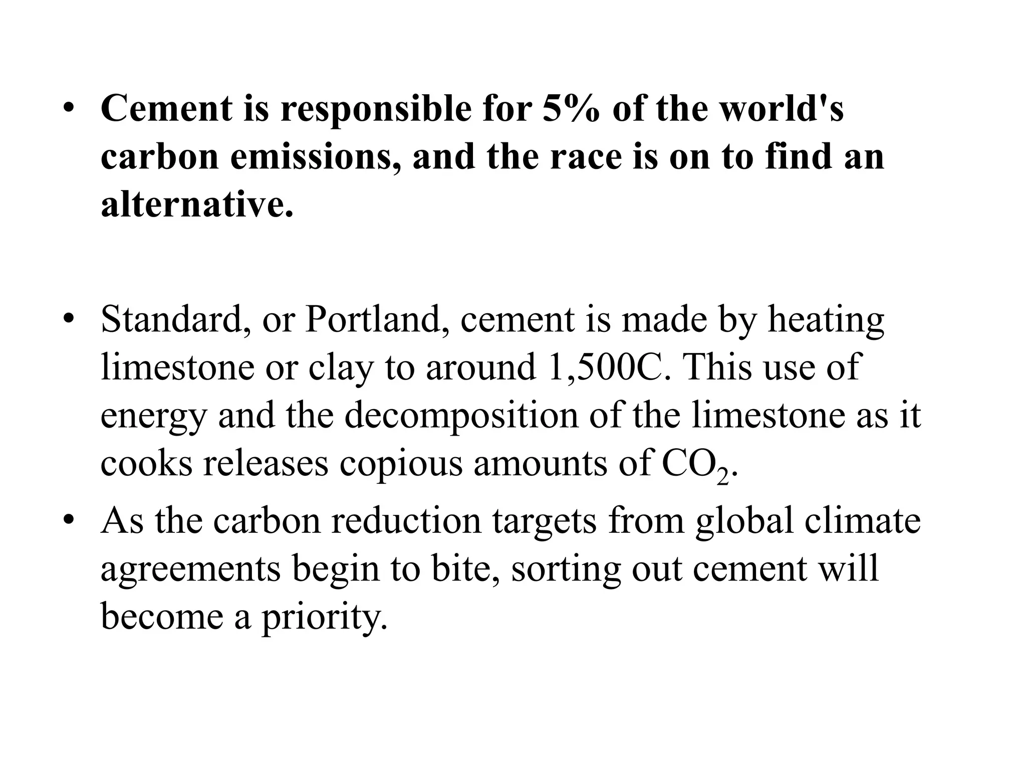 Liquid granite and the hunt for a carbon neutral material | PPTX